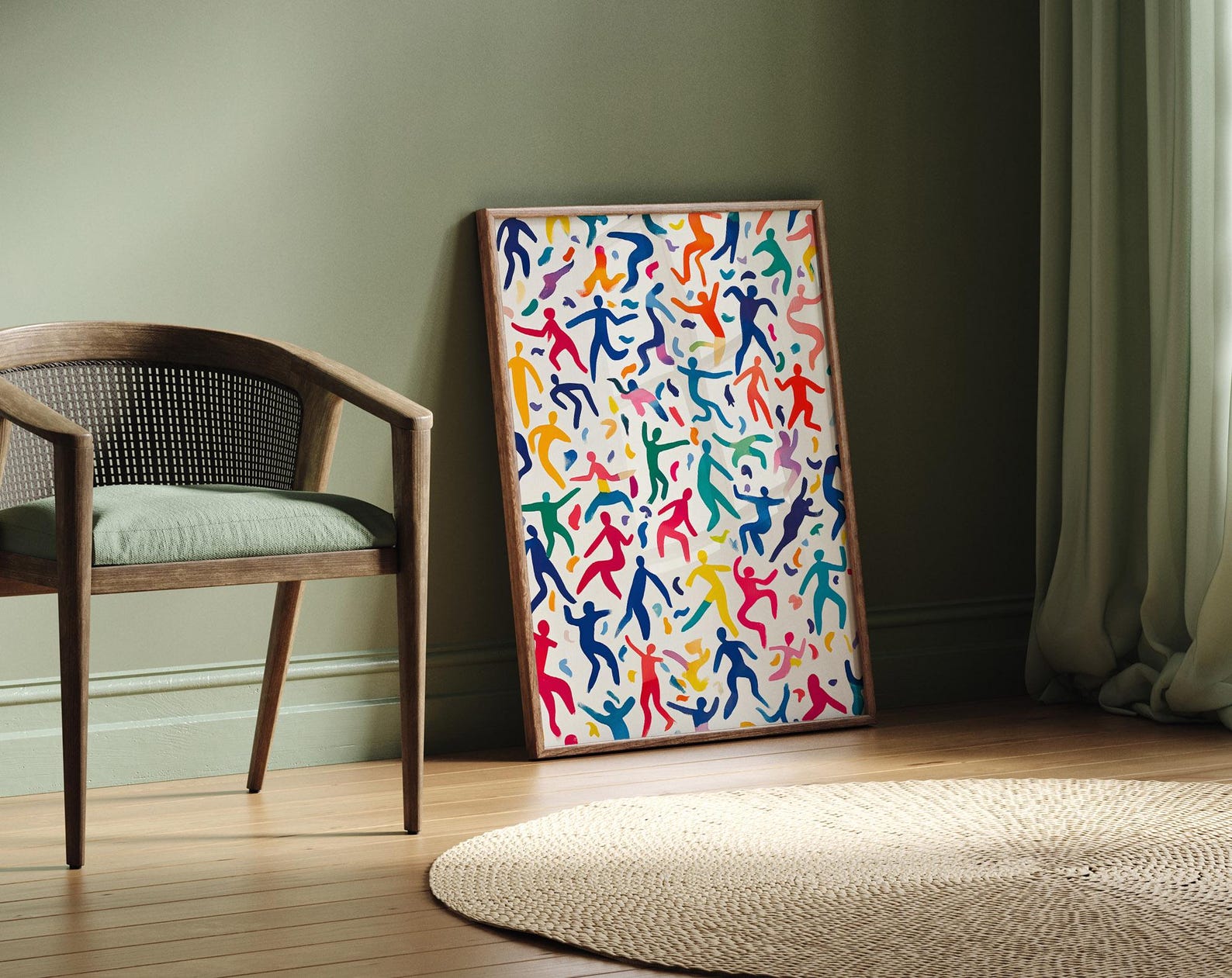 Henri Matisse Abstract Dance Print, Colorful Wall Art Print, Dance ...