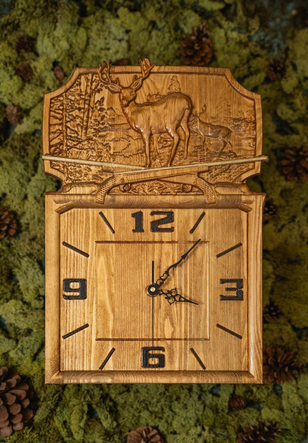 Hunter Clock, Deer Clock, Gift for Hunter, Exclusive Gift for Hunter ...