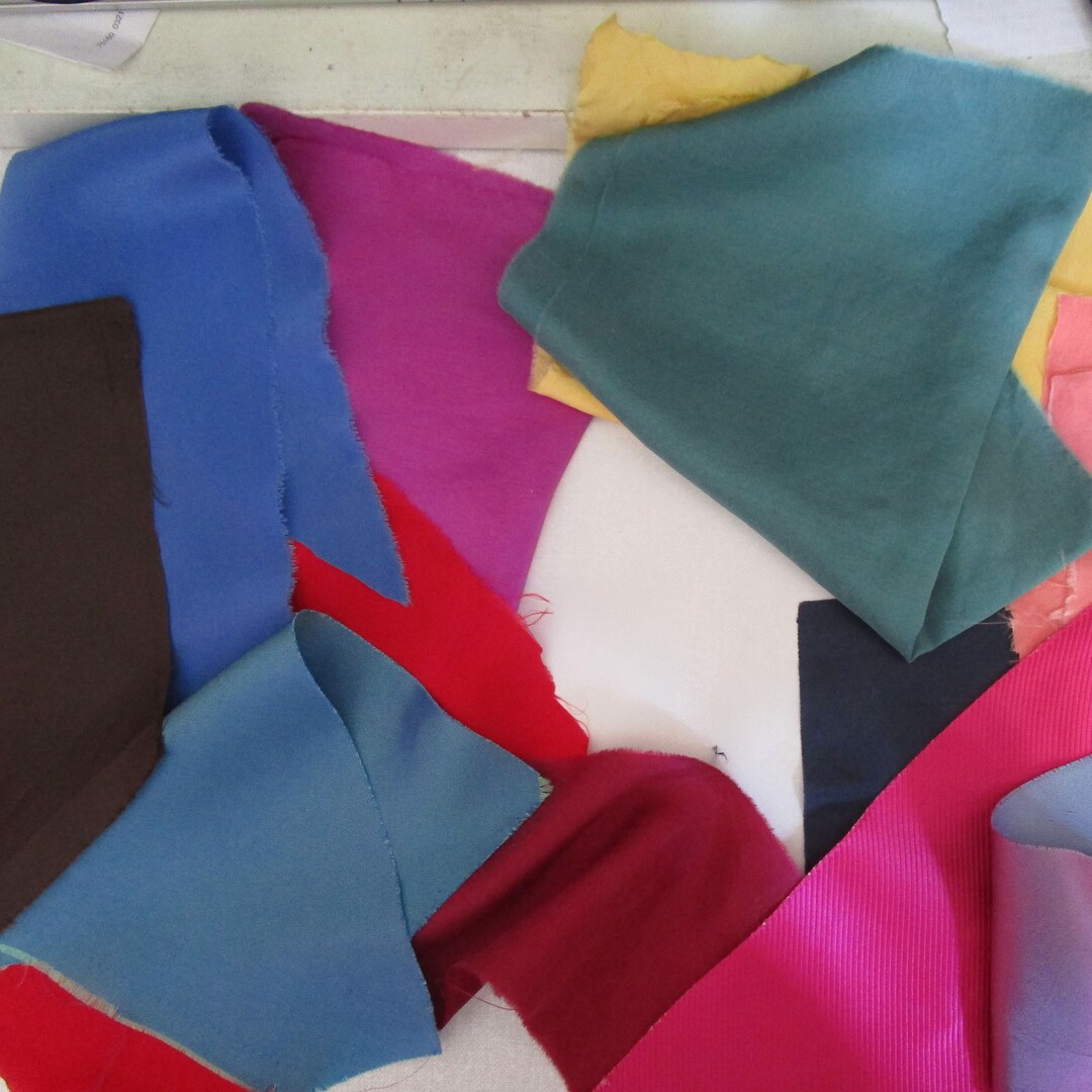 FABRIC OFFCUTS Silk and Brocade - Etsy UK