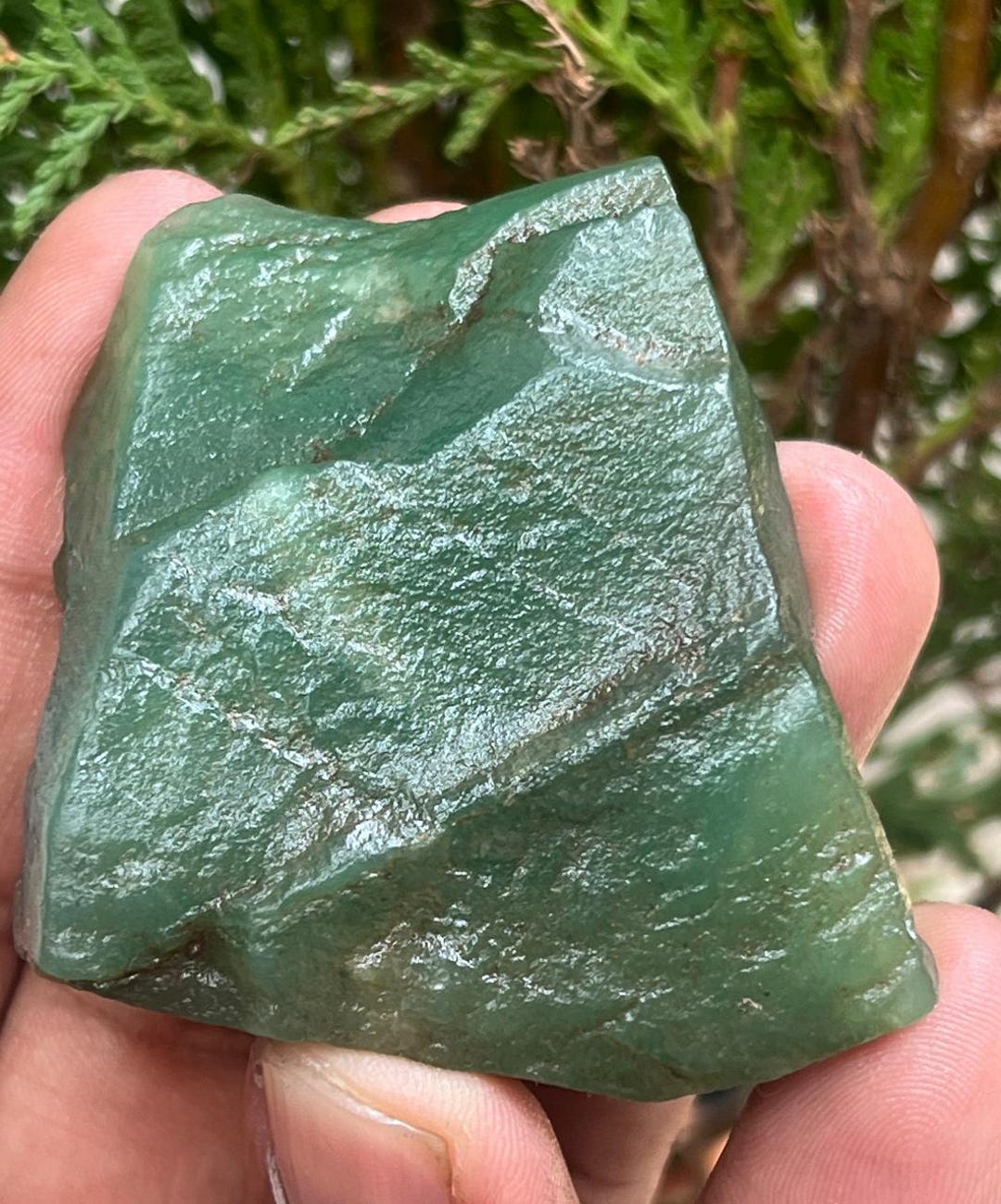 Natural Jade Raw , Beutiful Rough Jade Natural Jade Specimen Healings ...