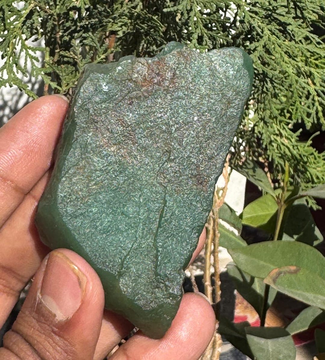 Natural Jade Raw , Beutiful Rough Jade Natural Jade Specimen Healings ...
