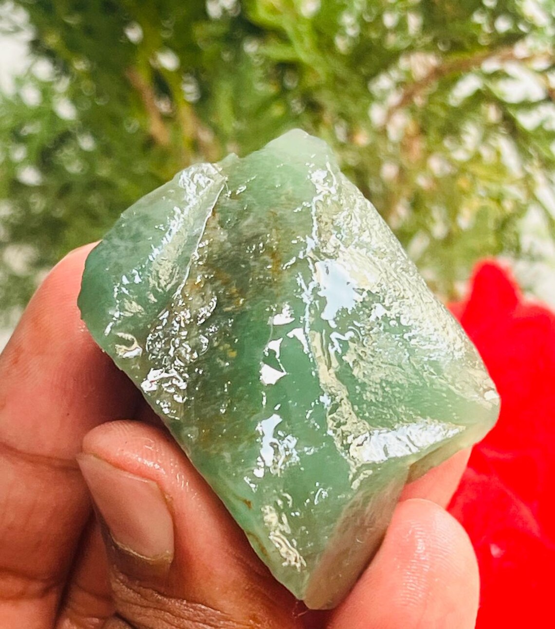 Natural Jade Raw , Beutiful Rough Jade Natural Jade Specimen Healings ...