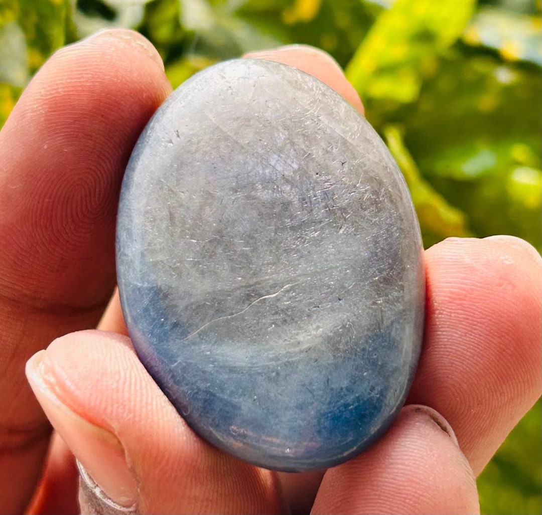 Natural Blur Sapphire Silky Blue Sapphire Cabochon Natural Sta Blue ...