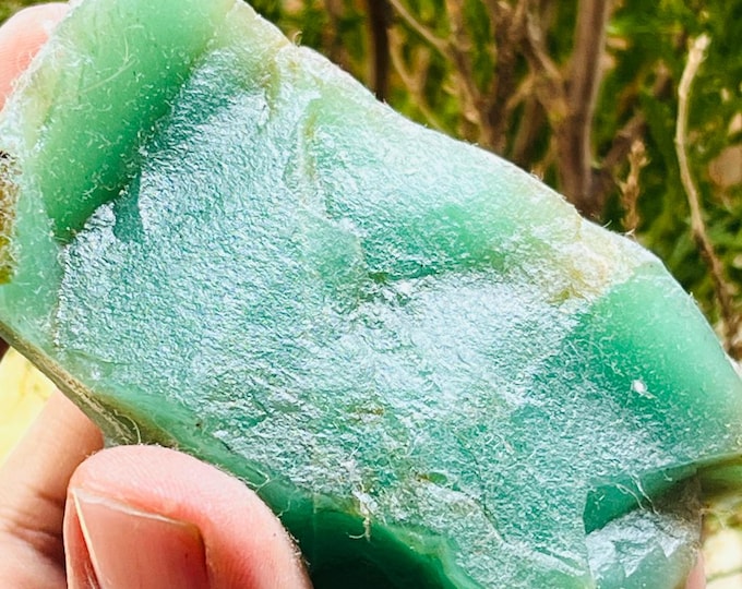 Natural Jade Raw , Beutiful Rough Jade Natural Jade Specimen Healings ...