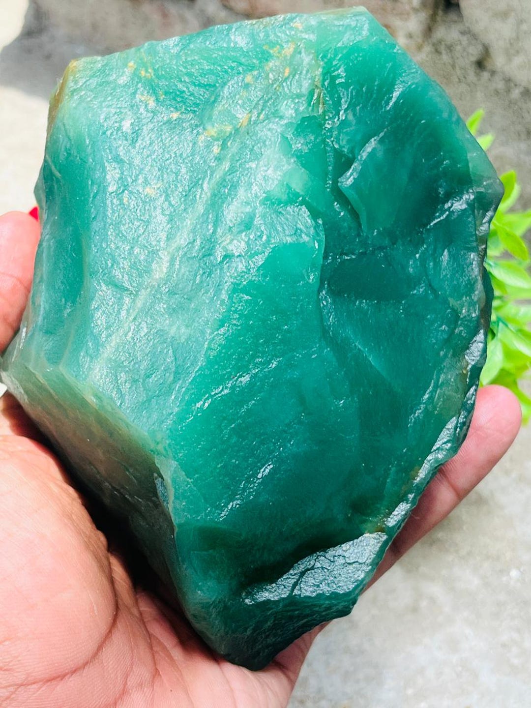 Natural Green Jade Raw, Beautiful Rough, Jade Natural Jade Specimen ...