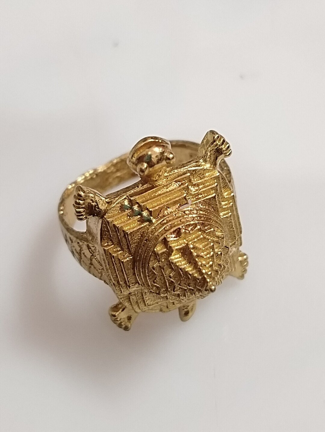 A Extreme Most Powerful Trisakti Rudraksha Tortise Ring / White Magic ...