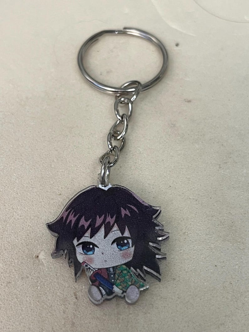 Demon Slayer Keychains - Etsy