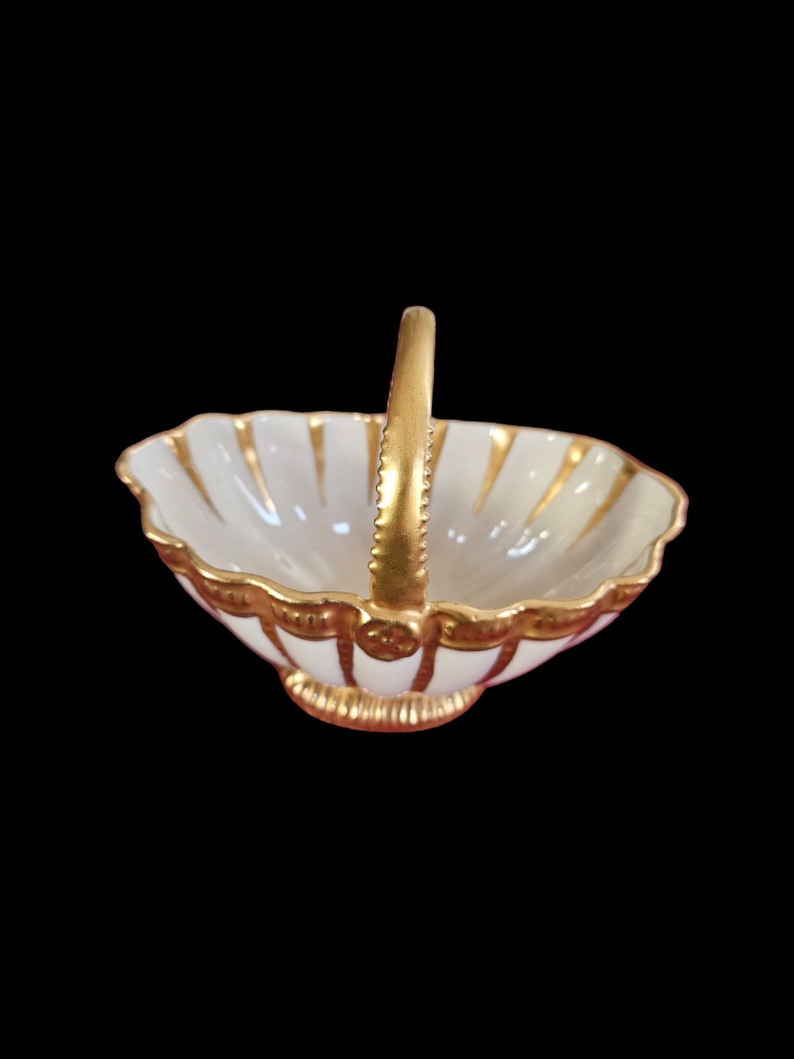 Adorable Vintage Royal Crown China Basket - Etsy