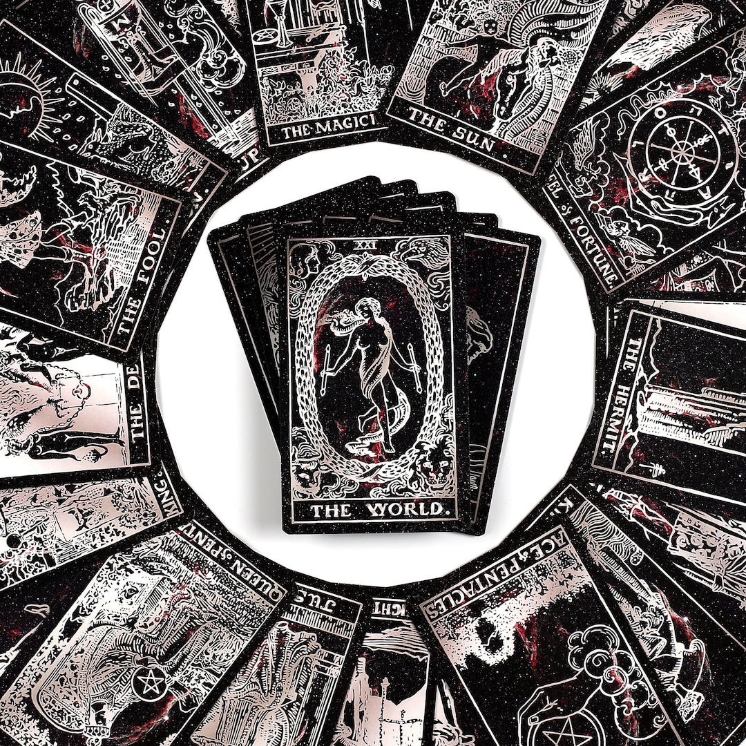 Tarot Card Deck Tarot Card Box With Guidebook Future - Etsy