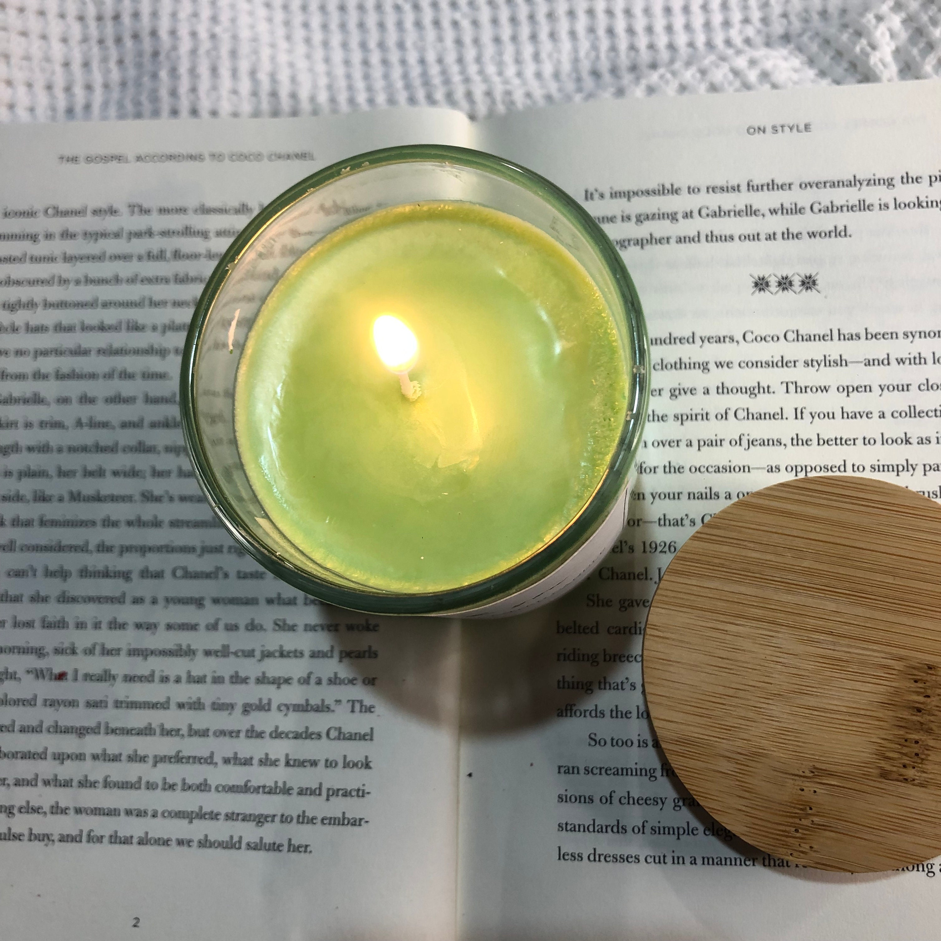 Green Apple Scented Container Candle 370g Gift Home Decor - Etsy