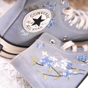 Unique Gifts/converse Embroidery/embroidered Design/gift for Her/for ...