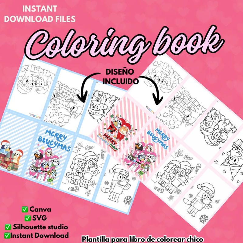 Mini Coloring Book - Etsy