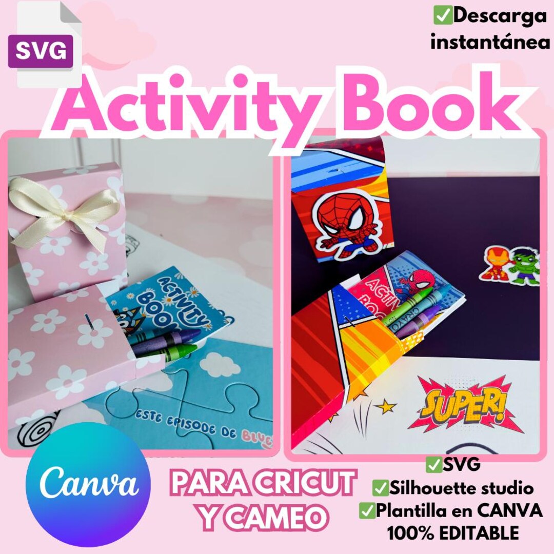 Activity Book, Two Box Models and an Activity Book, Available for Canva ...