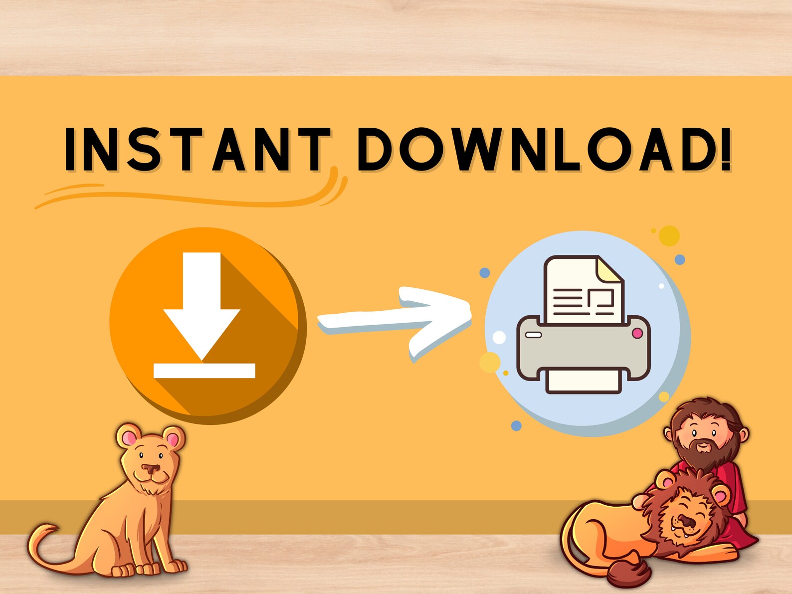 Daniel and the Lion's Den Busy Book Toddler Printable Preschool ...