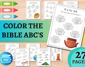 Find the Letter Bible Abcs Color the Bible ABC Coloring Pages Preschool ...