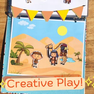 Joseph and the Coat of Many Colors Busy Book Toddler Printable ...