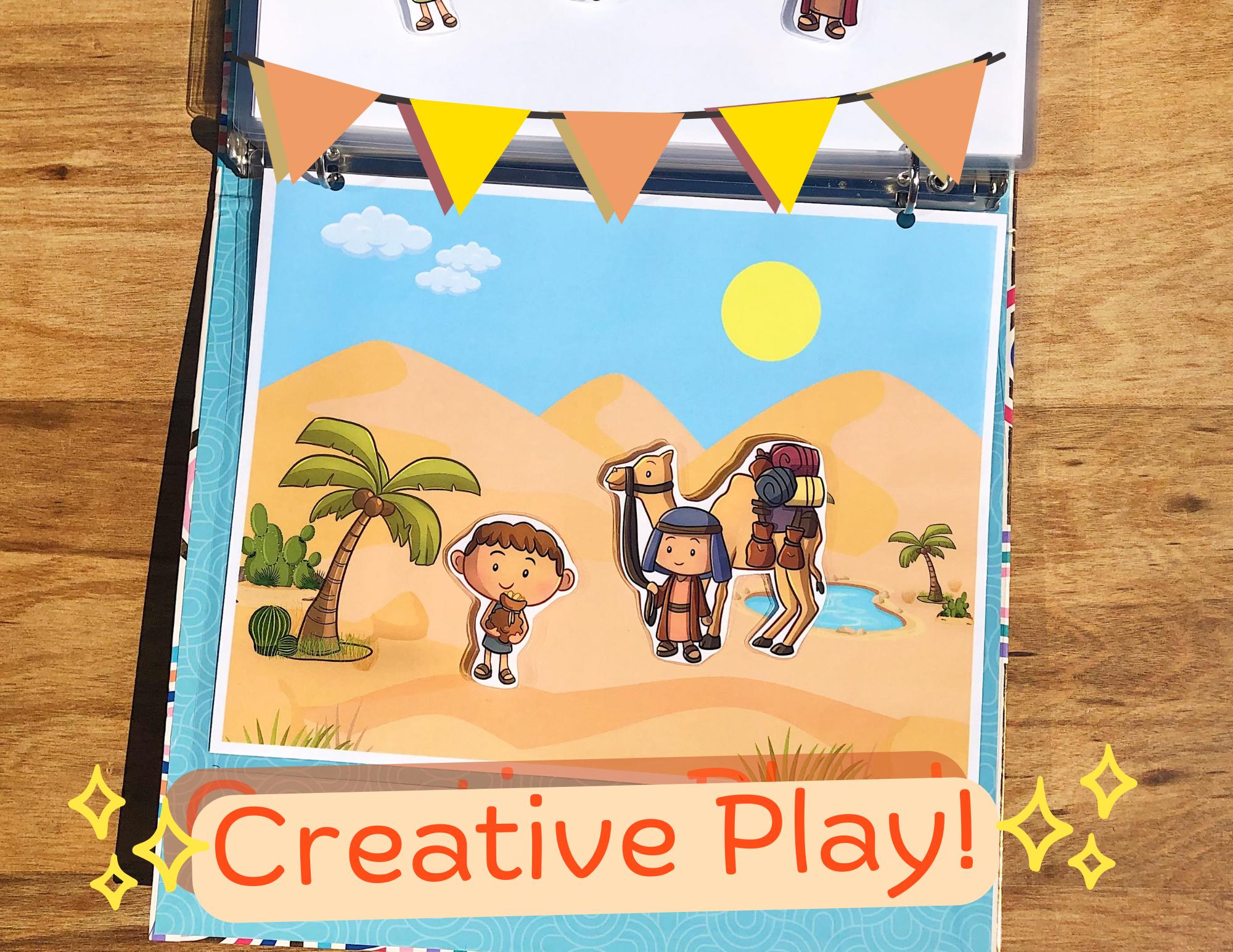 Joseph and the Coat of Many Colors Busy Book Toddler Printable ...