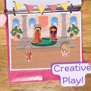 Queen Esther Busy Book Toddler Printable Preschool Activities Christian ...