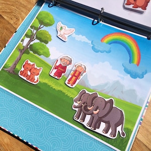 Noah's Ark Busy Book Toddler Printable Preschool Activities Christian ...
