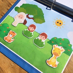 Creation Story Busy Book Toddler Printable Preschool Activities ...