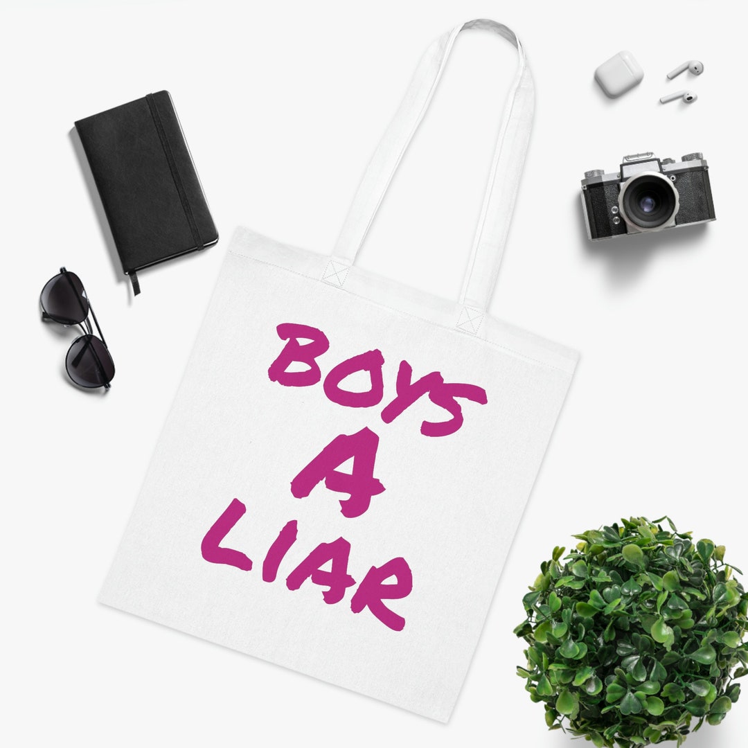 Boys a Liar Tote Bag boysaliar icespice pinkpantheress trustissues ...