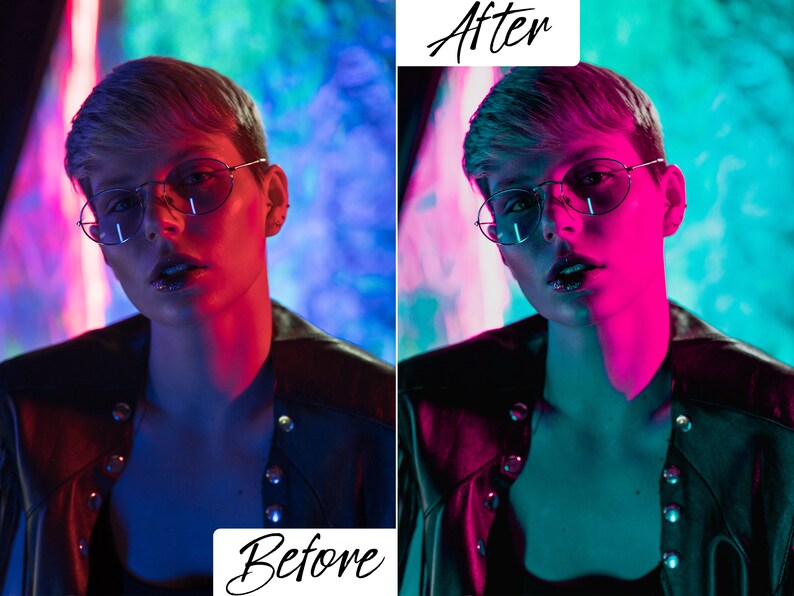 25 Cyberpunk Presets Mobile & Desktop Cyberpunk Filter - Etsy