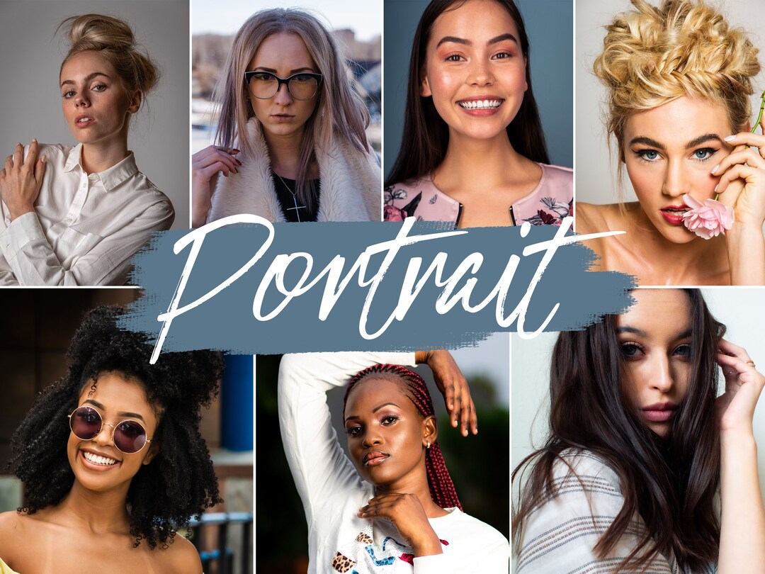 20 Portrait Presets Mobile & Desktop | Portrait Filter | Beauty Soft ...