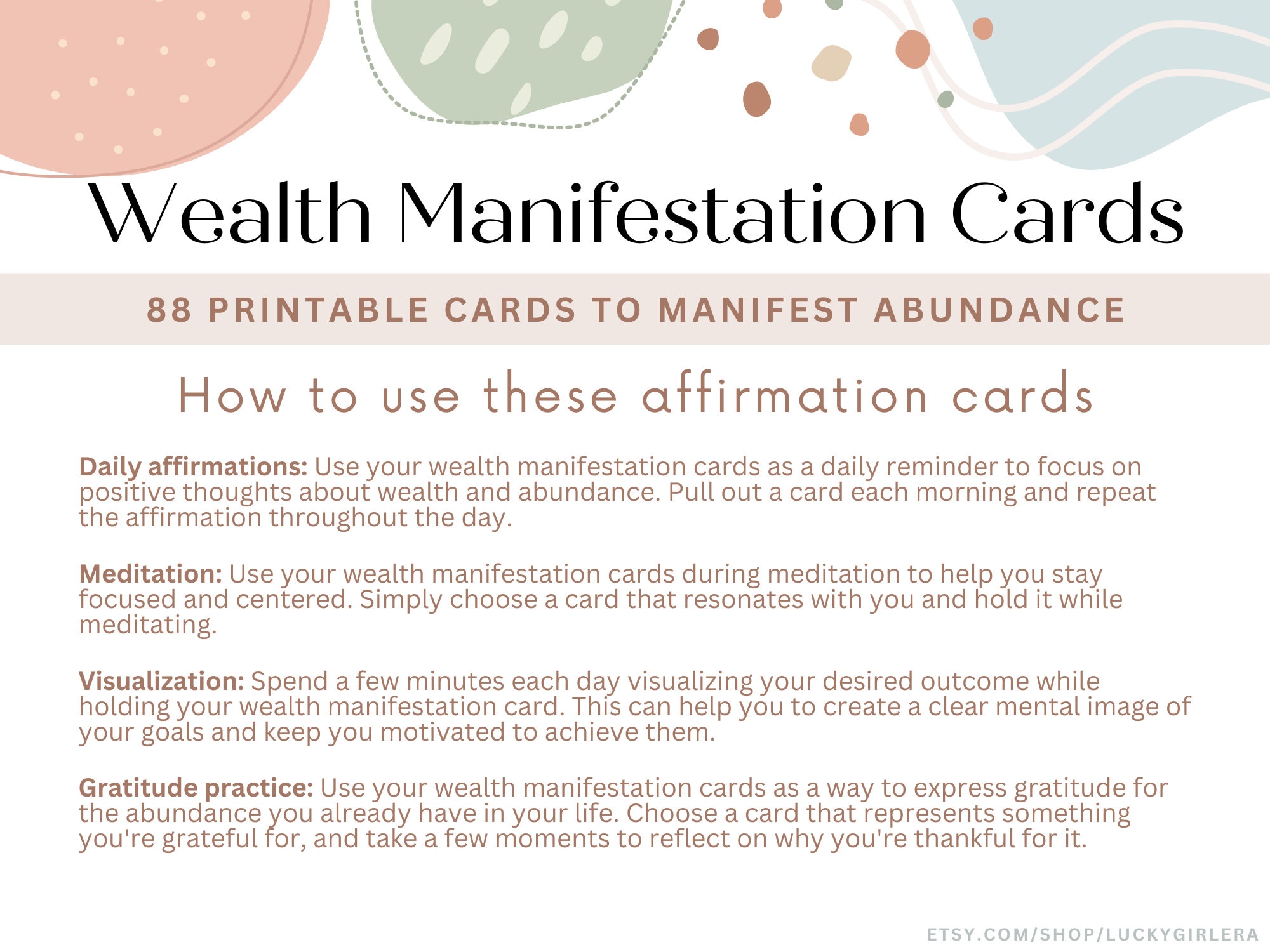 Affirmative Cards, Affirmation Cards Printable, Affirmation Cards ...