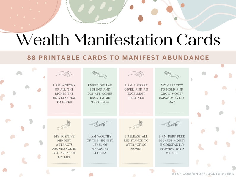Affirmative Cards, Affirmation Cards Printable, Affirmation Cards ...