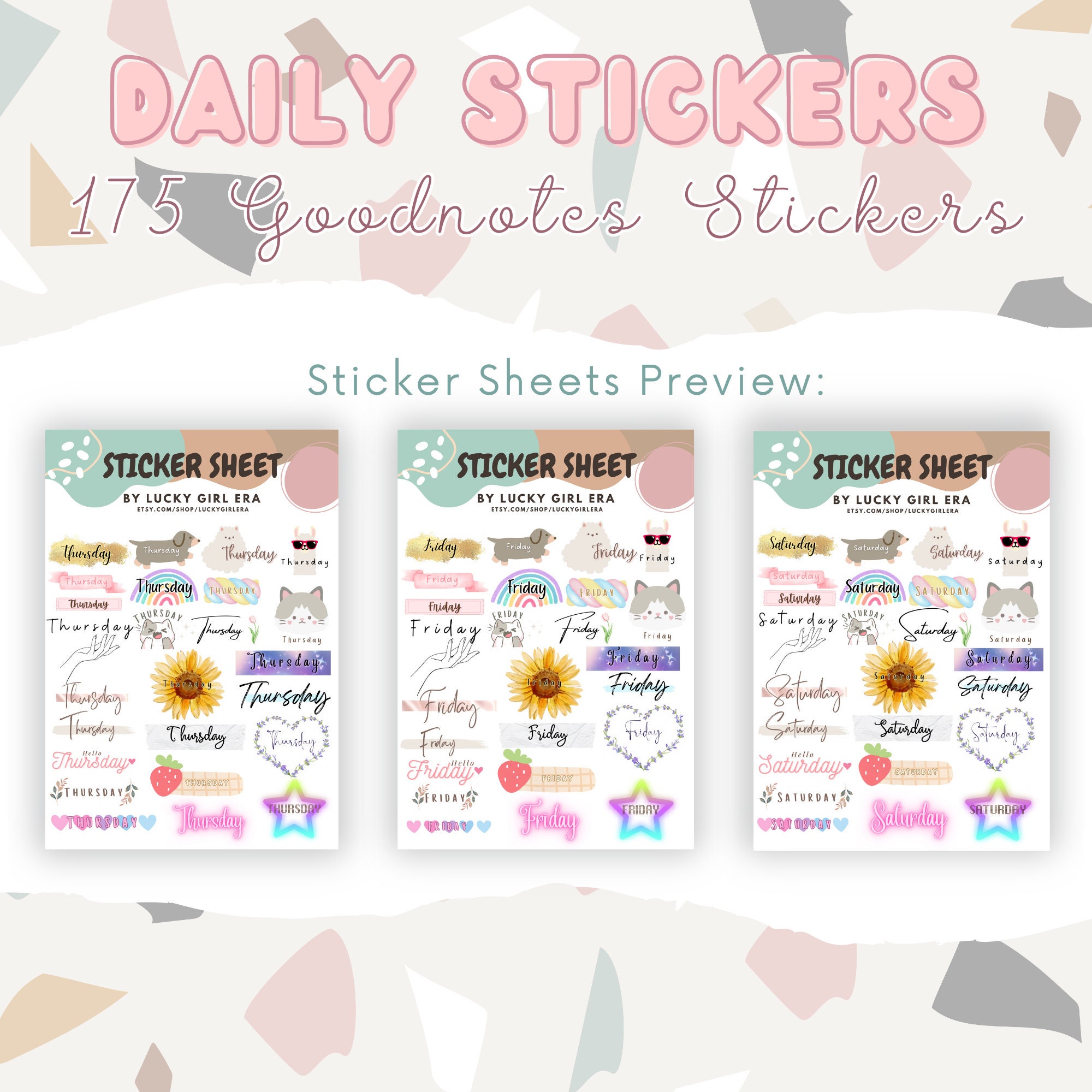 Goodnotes Stickers, Digital Planner Stickers, Digital Stickers ...