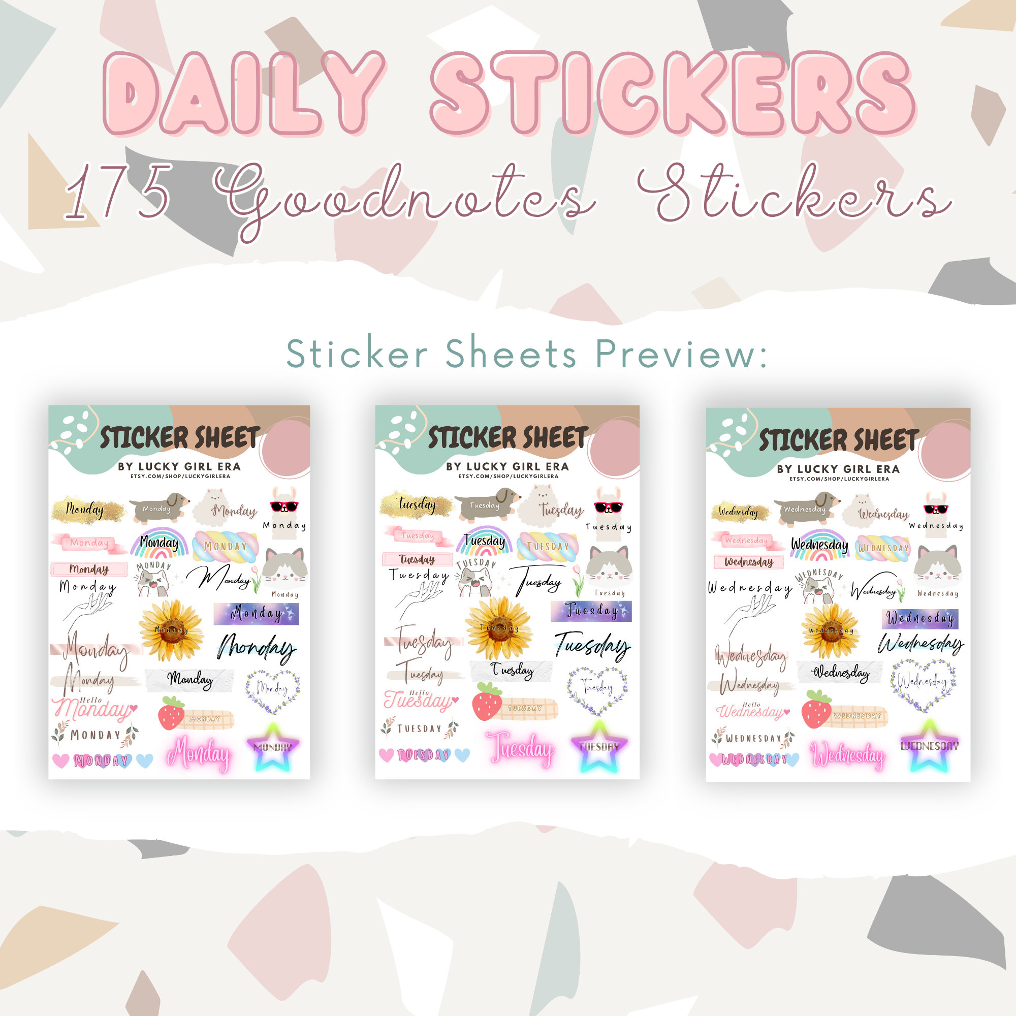 Goodnotes Stickers, Digital Planner Stickers, Digital Stickers ...