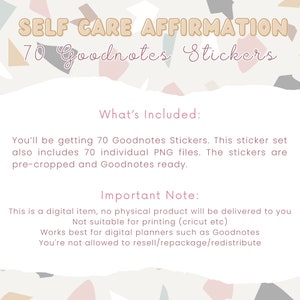 Goodnotes Stickers, Positive Affirmation, Affirmation Stickers ...