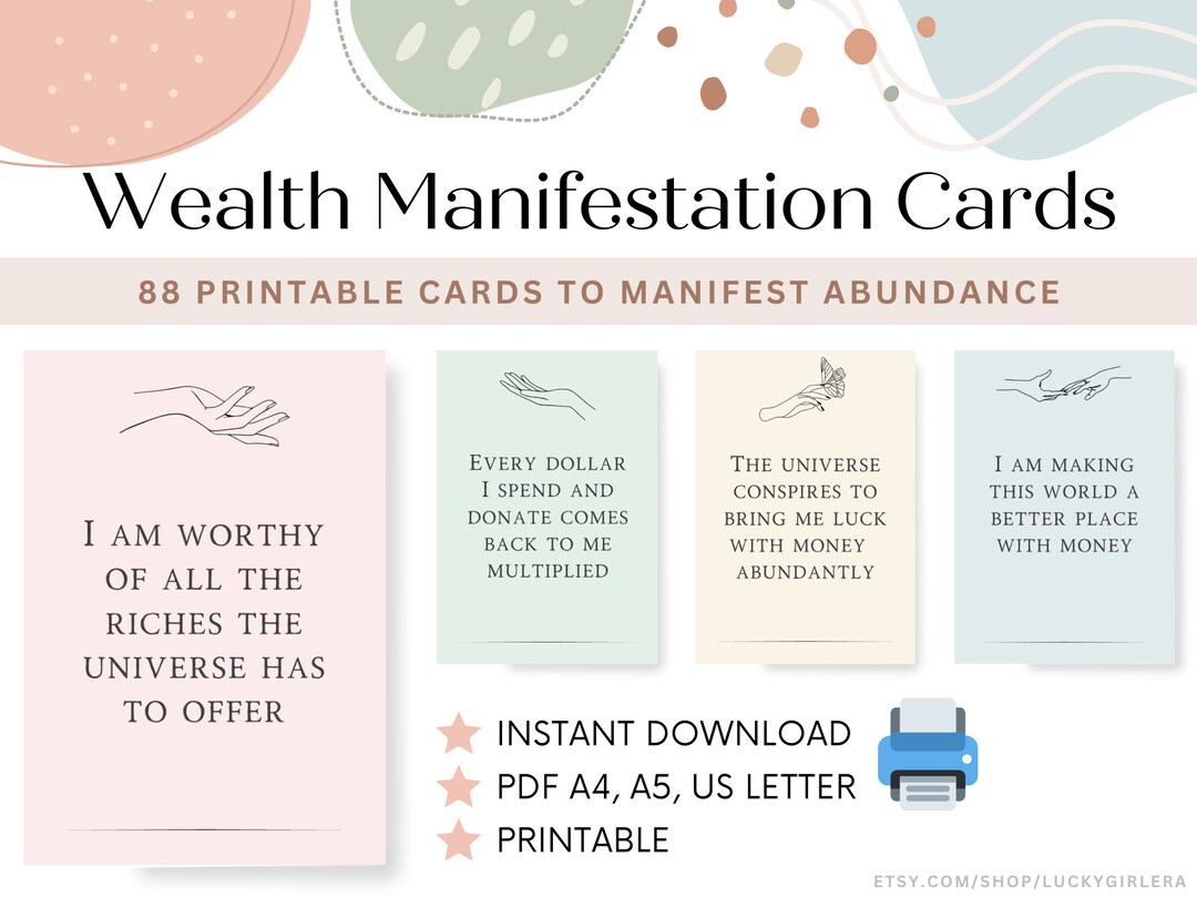 Affirmative Cards, Affirmation Cards Printable, Affirmation Cards ...