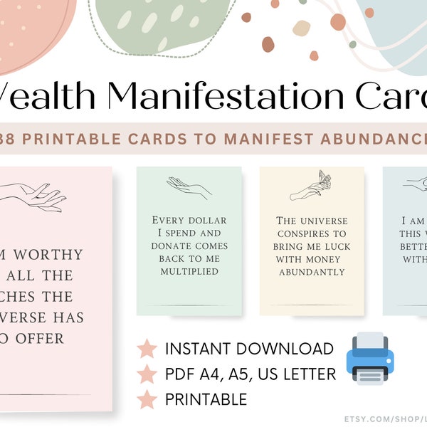 Printable Abundance - Etsy
