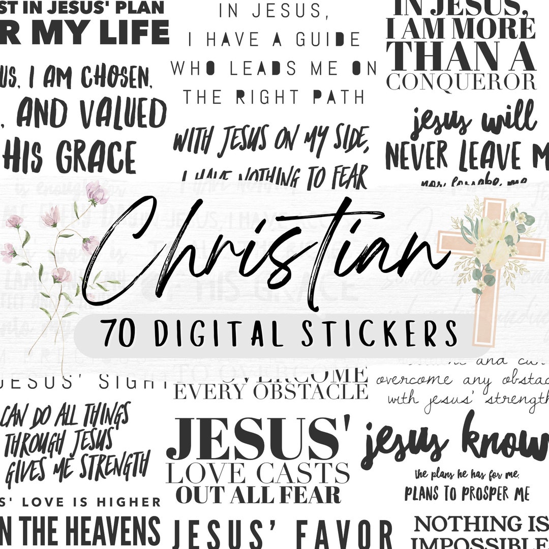 Goodnotes Stickers Positive Affirmations Digital Planner Stickers ...