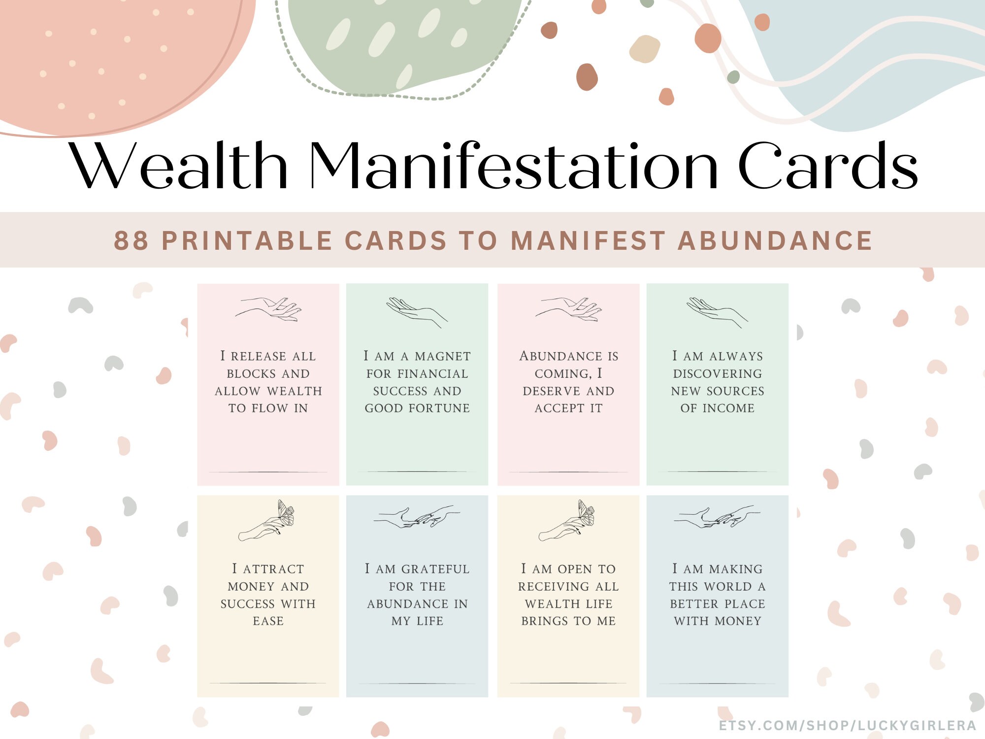 Affirmative Cards, Affirmation Cards Printable, Affirmation Cards ...