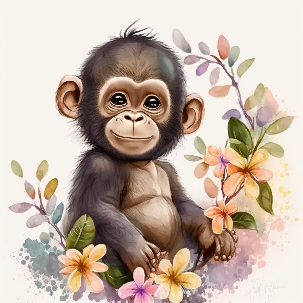 Cute Baby Monkeys In Diapers