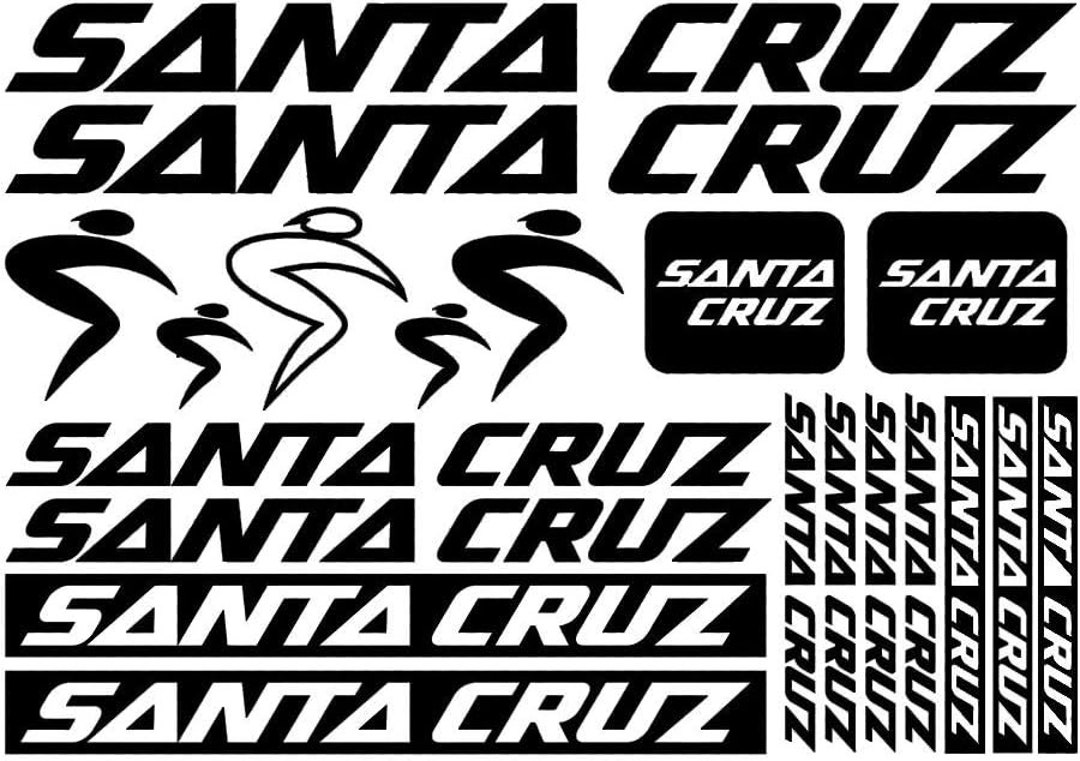 Santa Cruz Vinyl Decal Stickers Bike Frame Cycle Cycling Bicycle Mtb - Etsy