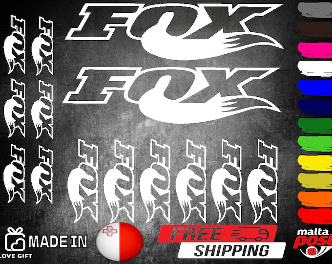Fox Shocks Logo Decal - Etsy