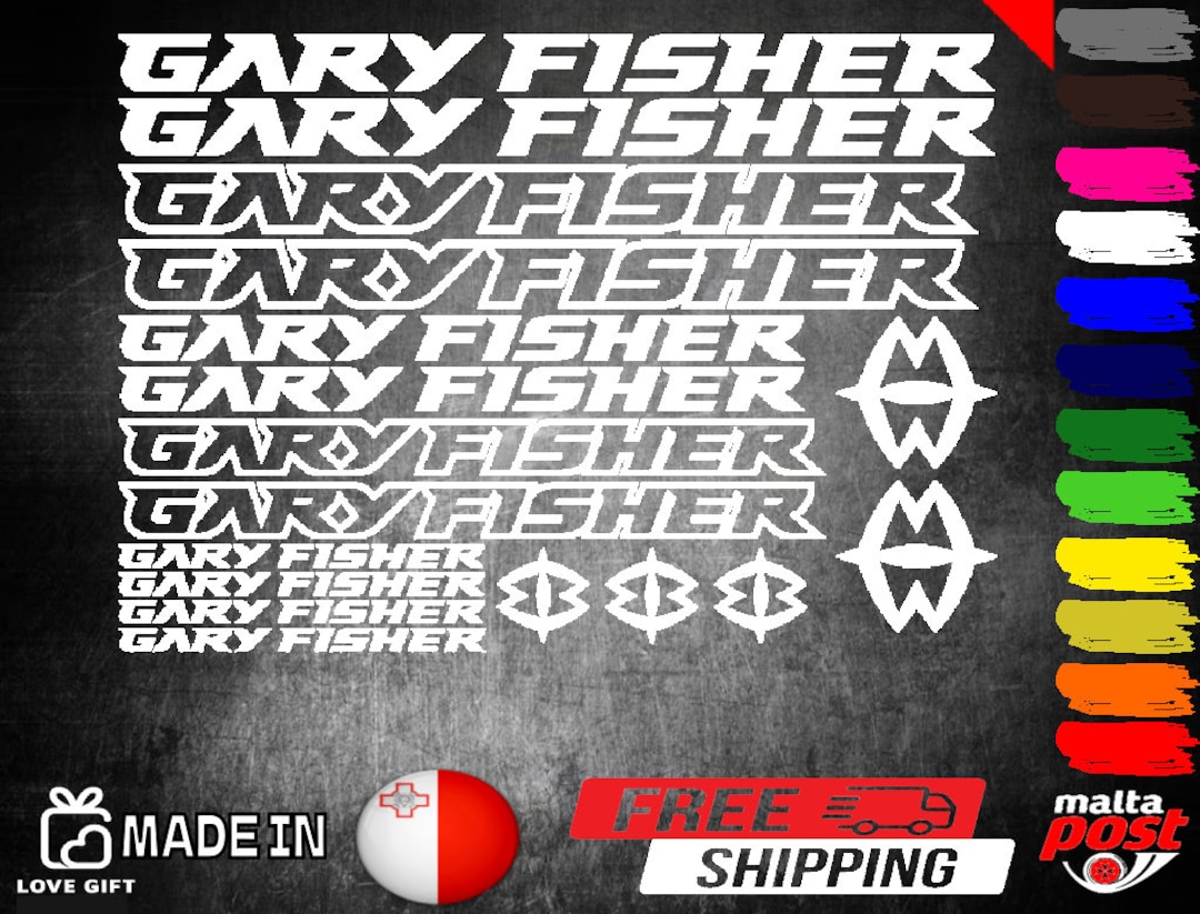 Gary Fisher Style Bike Frame Decals Stickers - Etsy