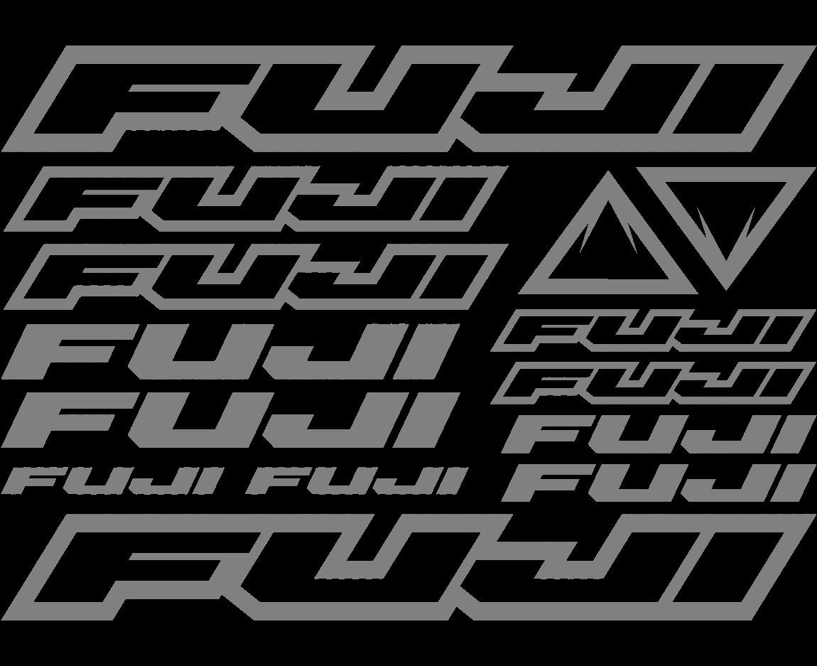 Fuji Bikes Vinyl Stickers Sheet Frame Cycle Cycling Bicycle Mtb Road - Etsy