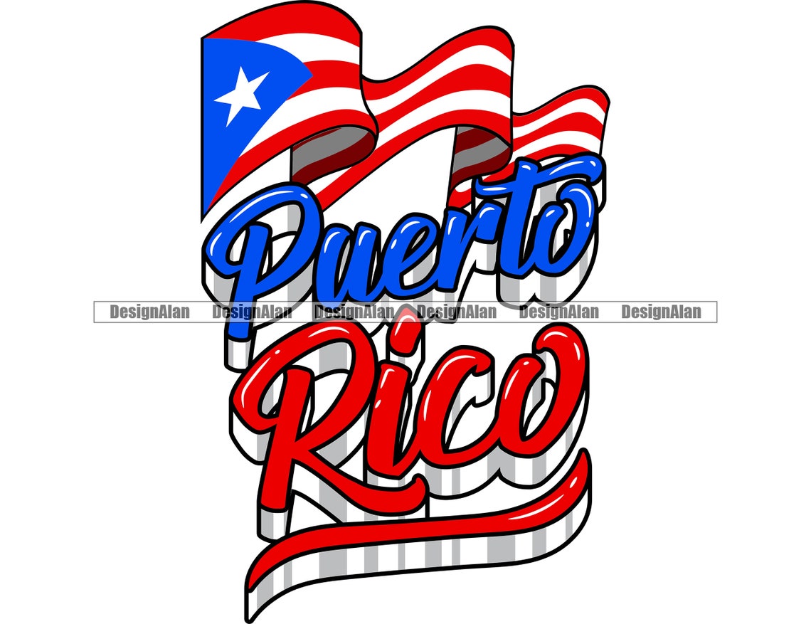 Puerto Rico Rican Flag Fist Hand Power Proud Spanish Latino - Etsy