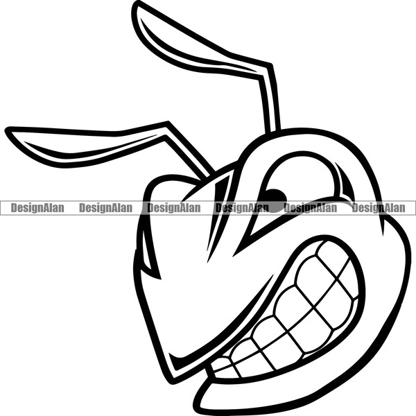 Wasp Bee Svg Jpg - Etsy