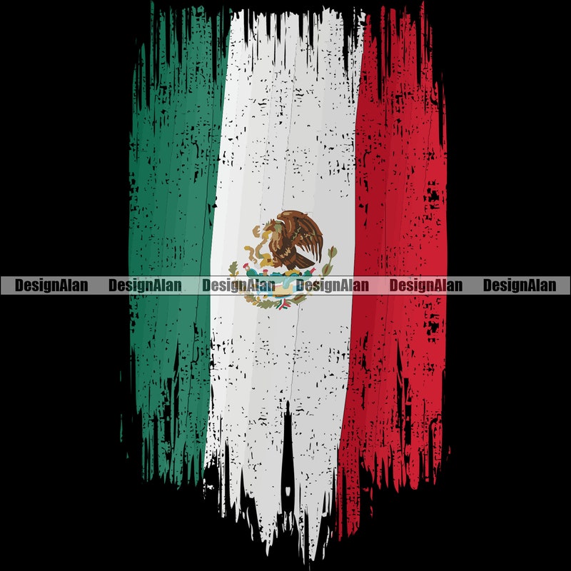 Mexican Flag Svg - Etsy