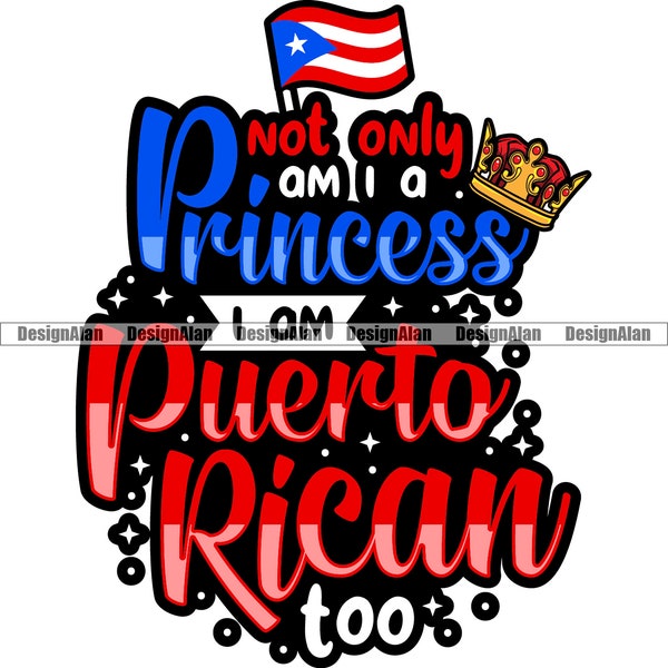 Puerto Rican Princess Svg - Etsy