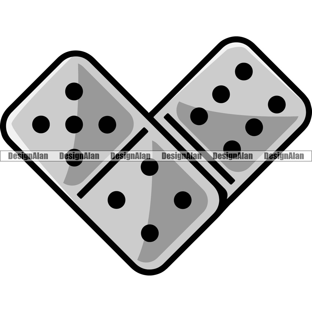 Domino Heart Love Game Gamble Dominoes Gambling Gambler Winner Chance ...