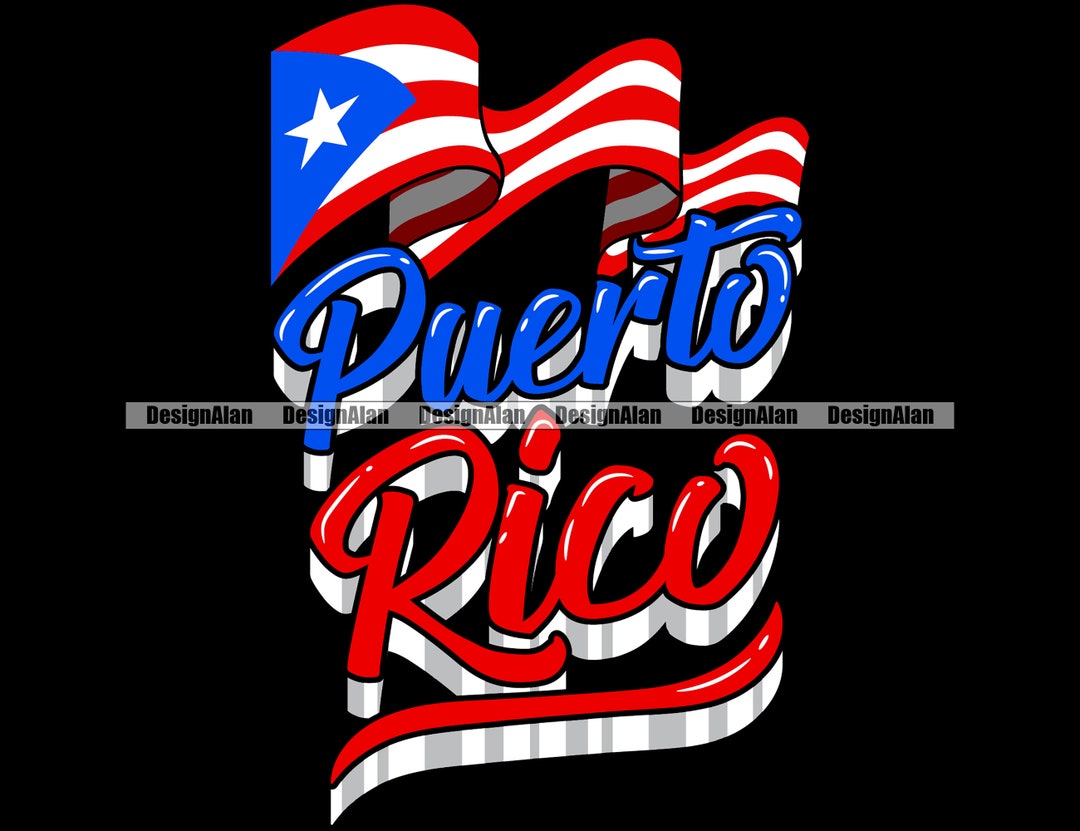 Puerto Rico Rican Flag Fist Hand Power Pride Spanish Latino Hispanic ...