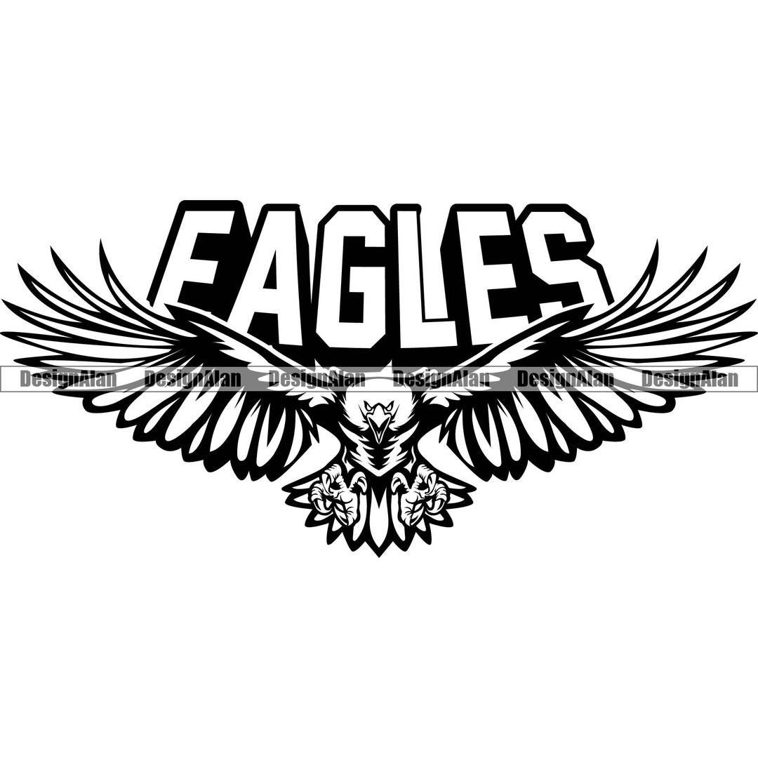American Bald Eagle School Mascot Sports Team League Fantasy Bird ...