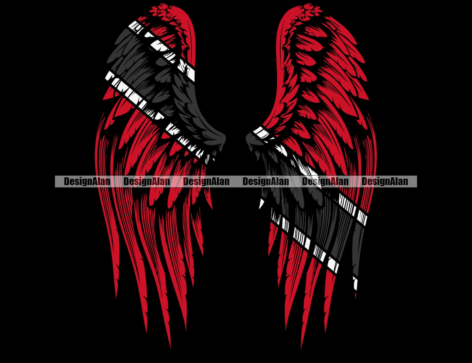 Trinidad and Tobago Trinidadian Angel Wings Flag Feather Freedom ...