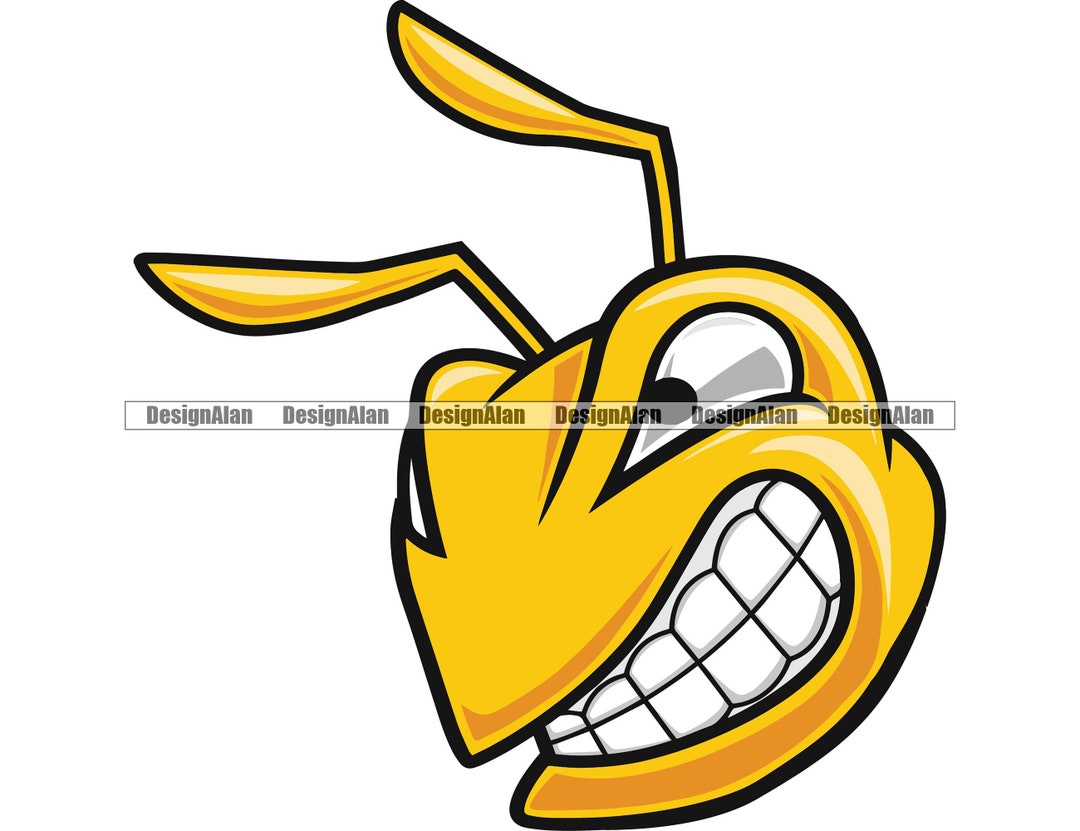 Bumble Bee Bumblebee Hornet Wasp School Mascot Sport Team Cartoon ...